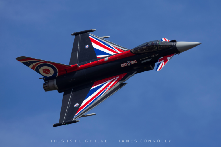 RAF unveils new Typhoon special scheme for airshow duties - This is Flight