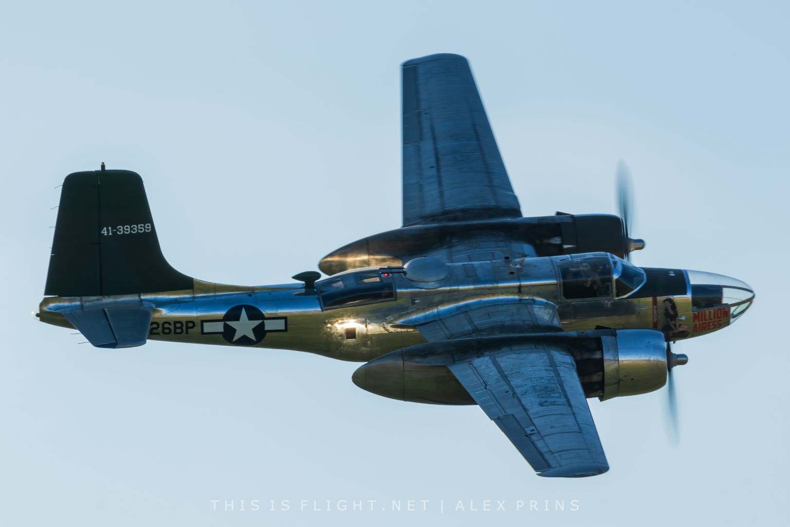 Texas-based A-26C Invader "Million Airess" makes airshow debut at ...